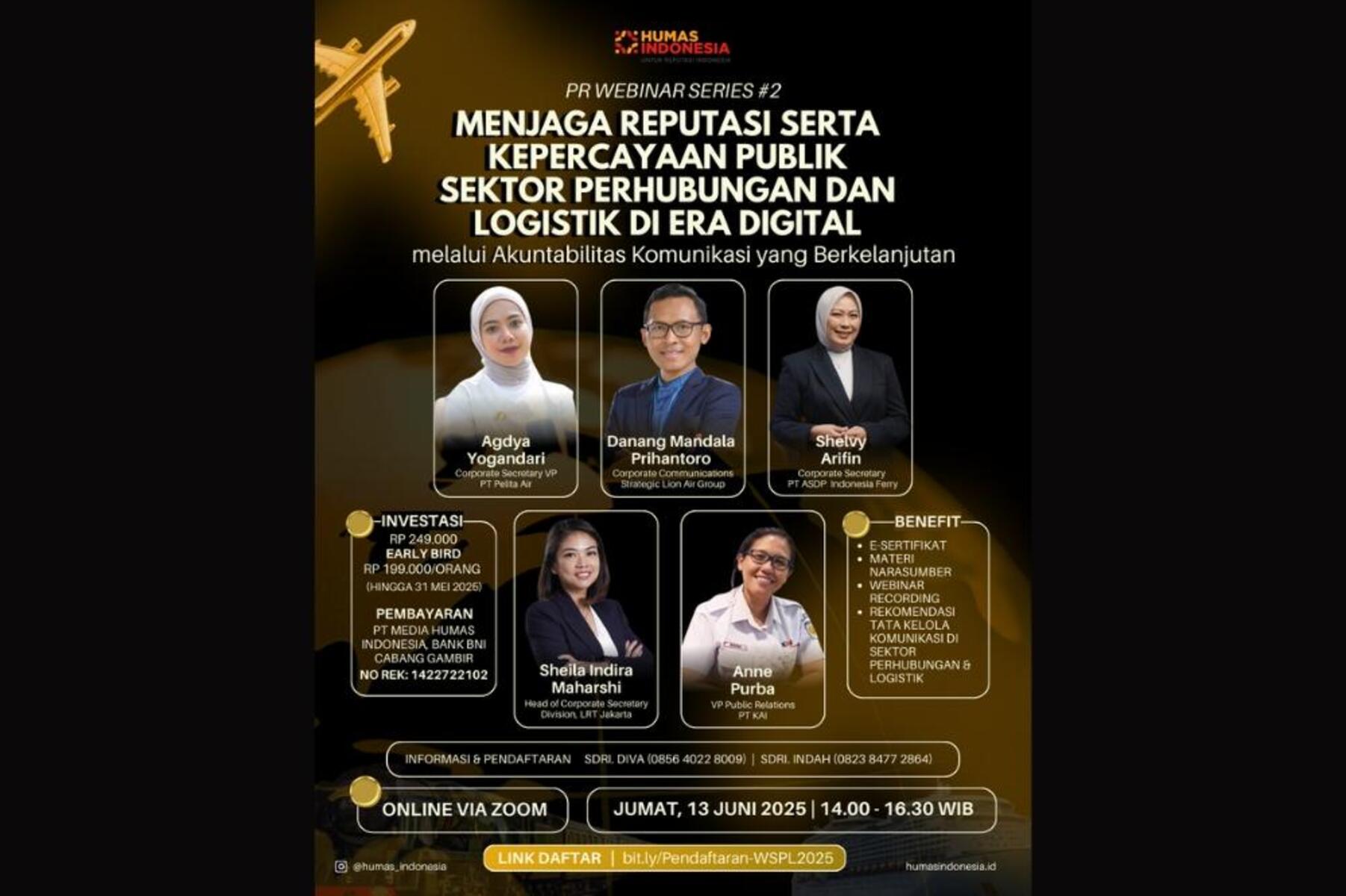 PR Webinar Series #2 Bawa Topik Penting bagi Humas Sektor Perhubungan ...