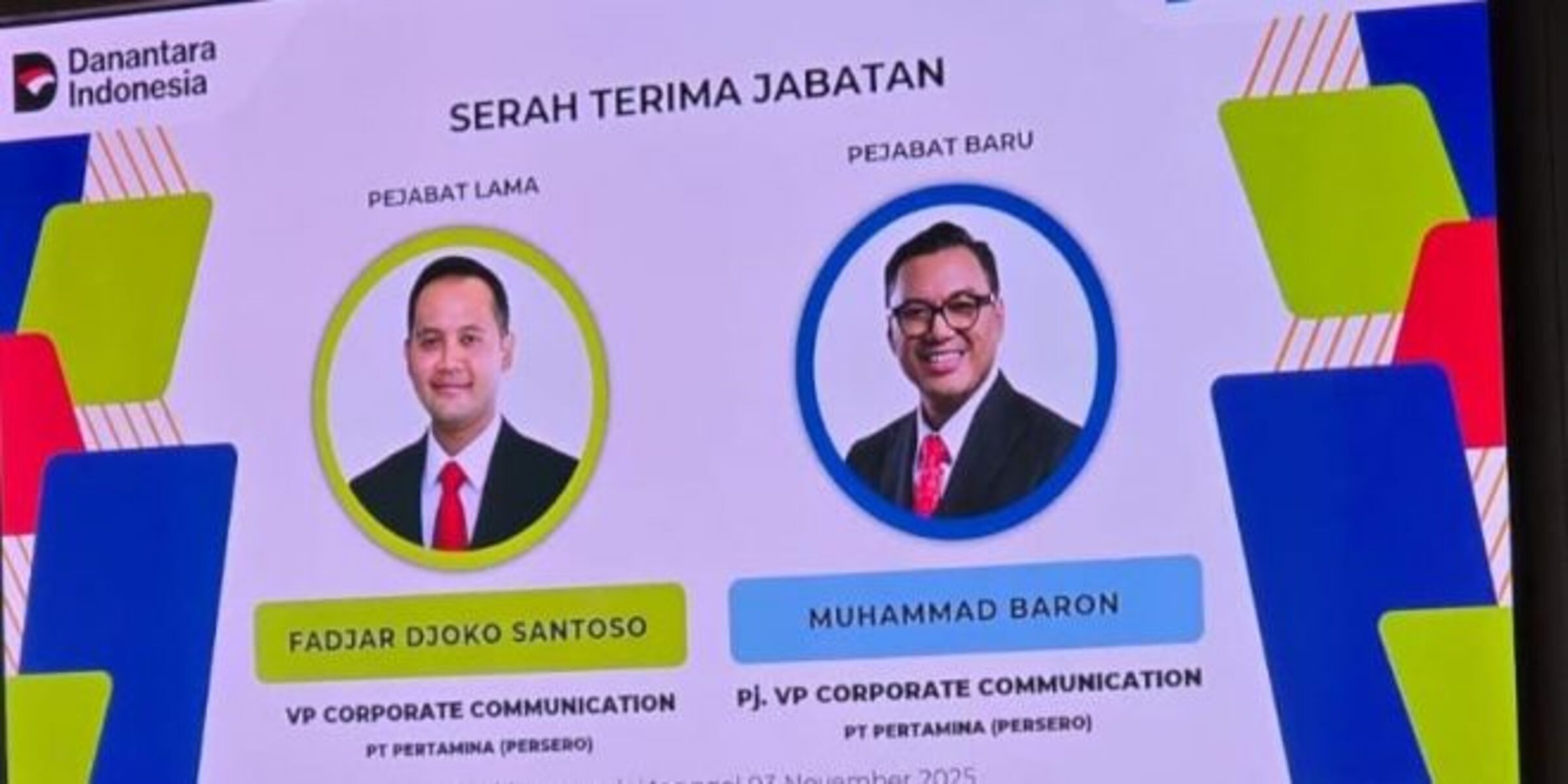 Mengenal Muhammad Baron, VP CorCom Pertamina yang Baru - PR INDONESIA